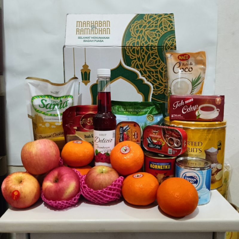 Jual Paket Cinta Ramadhan CR-303 Hampers Spesial Parcel Ramadan/ Parcel ...