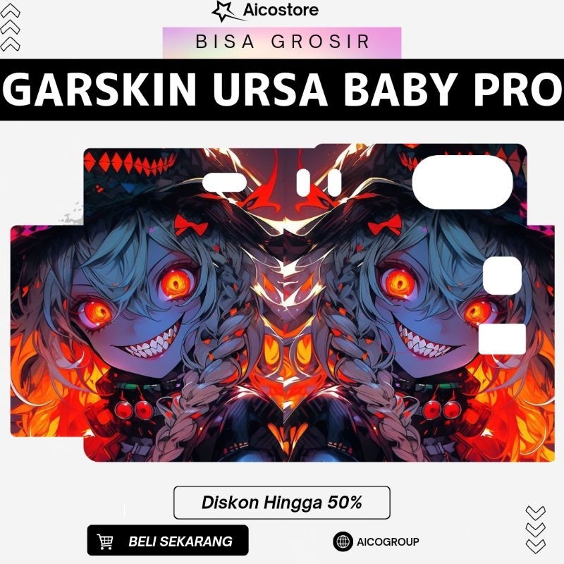 Jual Stiker Garskin Ursha Bby Gambar Bisa Custom | Shopee Indonesia