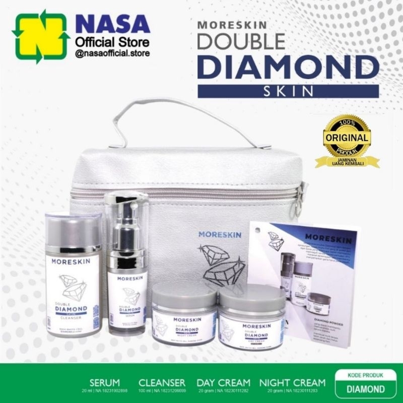 Jual MORESKIN DOUBLE DIAMOND SKIN SERIES Asli Original Ori NASA Official Store Gudang Stockist ...