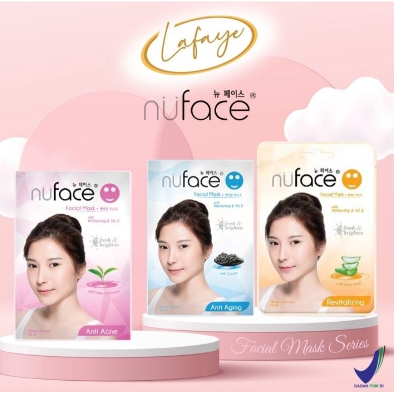 Jual Masker Wajah Nuface Facial mask Series | Shopee Indonesia