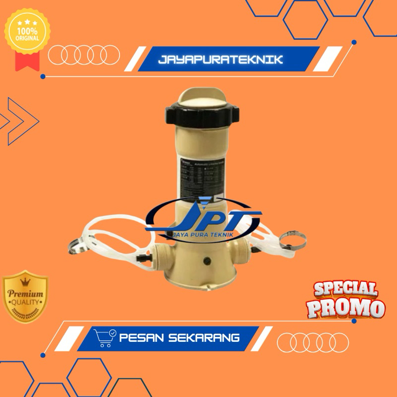 Jual Chlorine Tablet Dispenser Chemical Feeder In-Line 6Kg Emaux CLL-50 ...