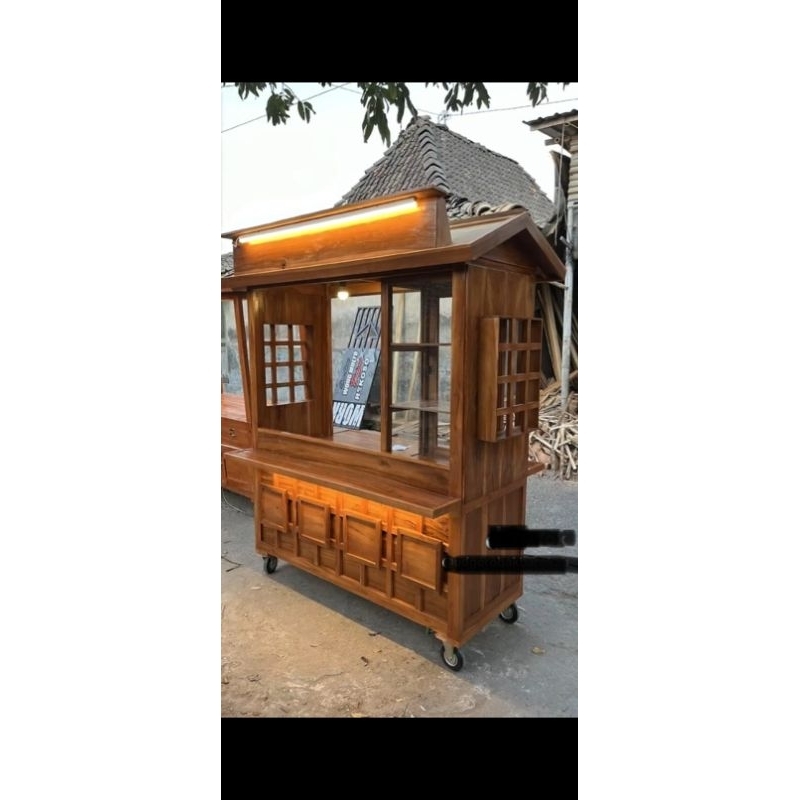 Jual gerobak booth bakso / minuman | Shopee Indonesia