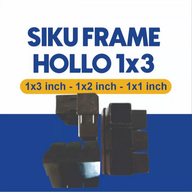 Jual Siku Frame Soket Corner ABS Hollow 1x3" / Siku 1x3 Frame ...