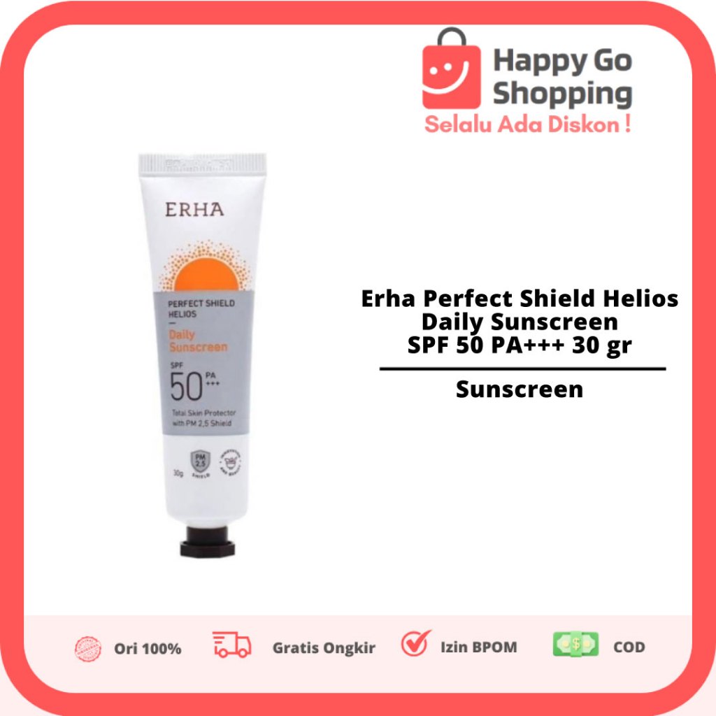 Jual Erha Perfect Shield Helios Daily Sunscreen SPF 50 PA+++ 30 gr ...