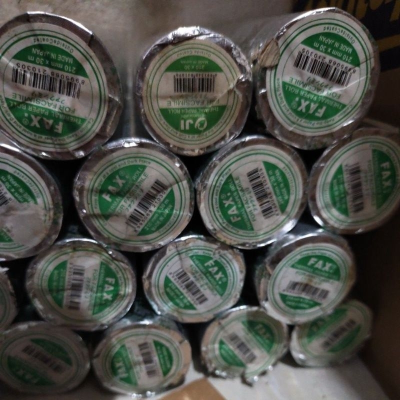 Jual (PER ROLL) KERTAS FAX 210mm x 30 mm | Shopee Indonesia