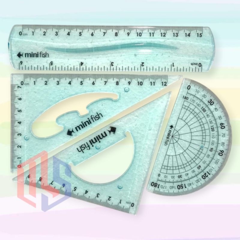 Jual Penggaris Fleksibel / Penggaris Lentur Set Mini Fis | Shopee Indonesia