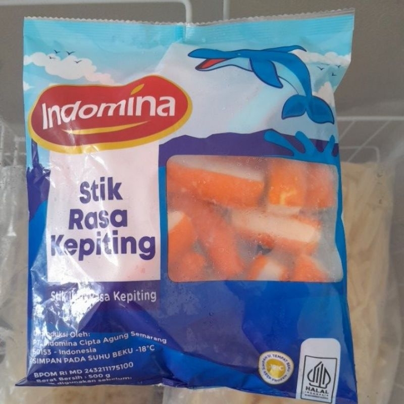 Jual INDOMINA CRAB STIK KEPITING 500GR | Shopee Indonesia