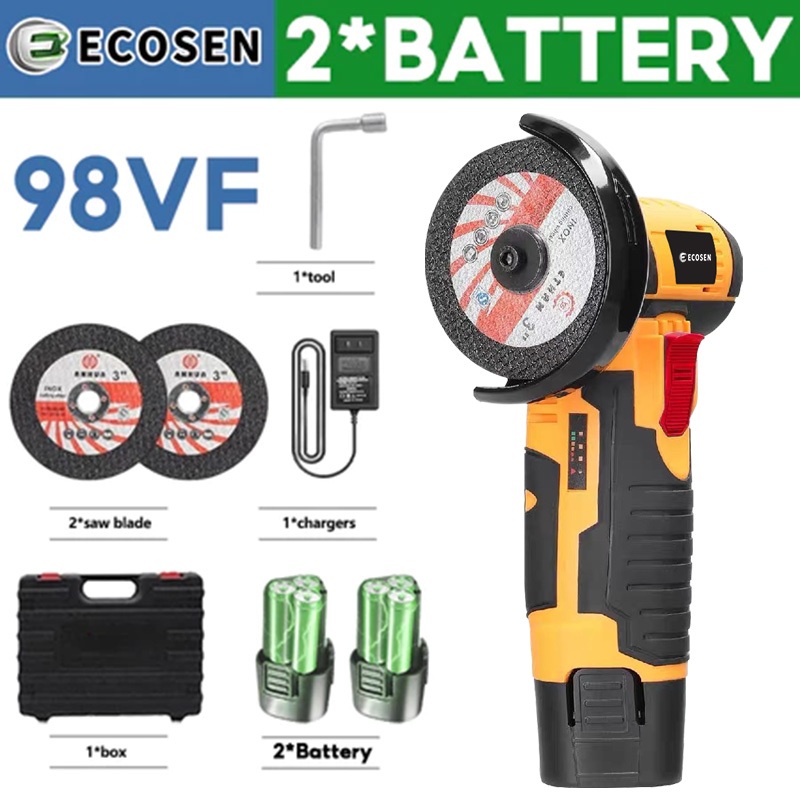 Jual ECOSEN Penggiling Sudut Tanpa Kabel Angle Grinder Mesin Gerinda ...