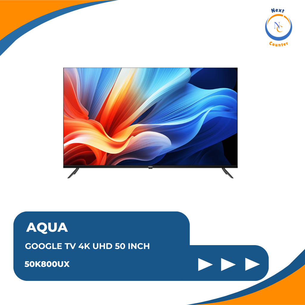 Jual AQUA GOOGLE TV 4K UHD 50 INCH 50K800UX | Shopee Indonesia