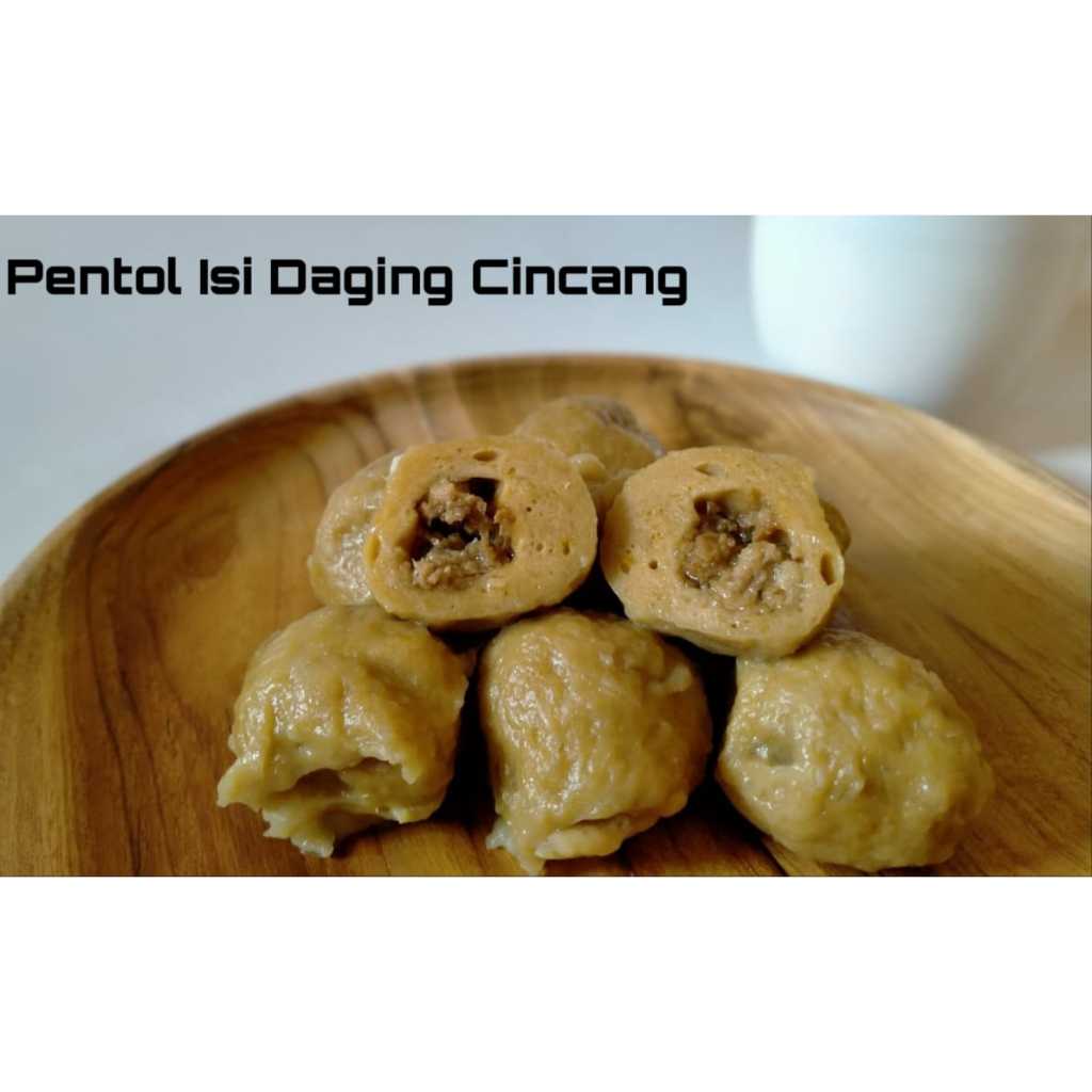 Jual Pentol Gresik by Ais Isi Daging Cincang 1 Pack isi 25 PCS | Shopee ...
