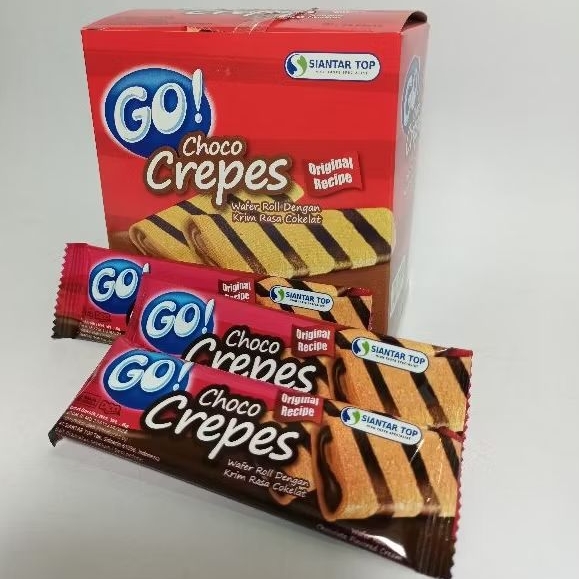 Jual GO CHOCO CREPES SIANTAR TOP ISI 24pcs | Shopee Indonesia