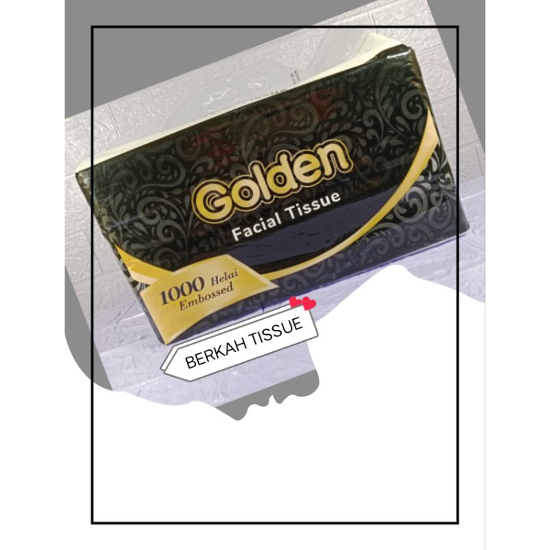 Jual TISSUE GOLDEN 1000 SHEETS TISSUE MURAH LEMBUT DAN TIDAK MUDAH ...