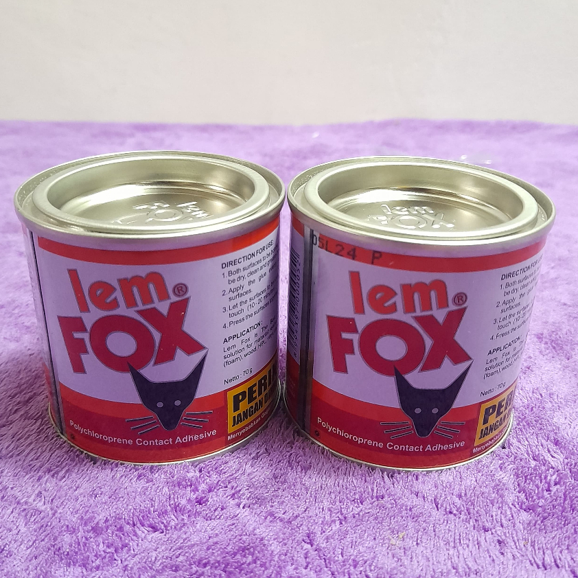 Jual Lem FOX TIN 70grm Kuning (Kaleng) | Shopee Indonesia