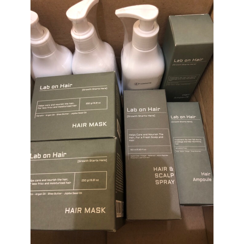 Jual Lab On Hair Scalp Spray dan Hair Ampoule- Tonik Rambut Spray Anti ...