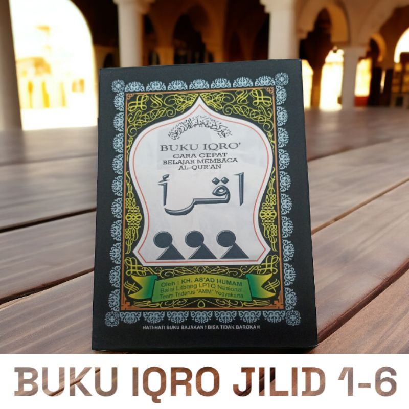Jual IQRO BESAR | BUKU IQRO | IQRO BESAR HITAM JILID 1-6 ORIGINAL ...