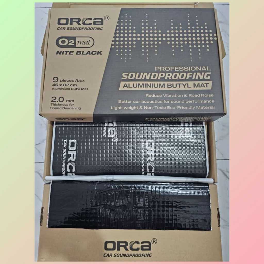 Jual PEREDAM MOBIL ORCA 2.0MM NITE BLACK per dus/box | Shopee Indonesia