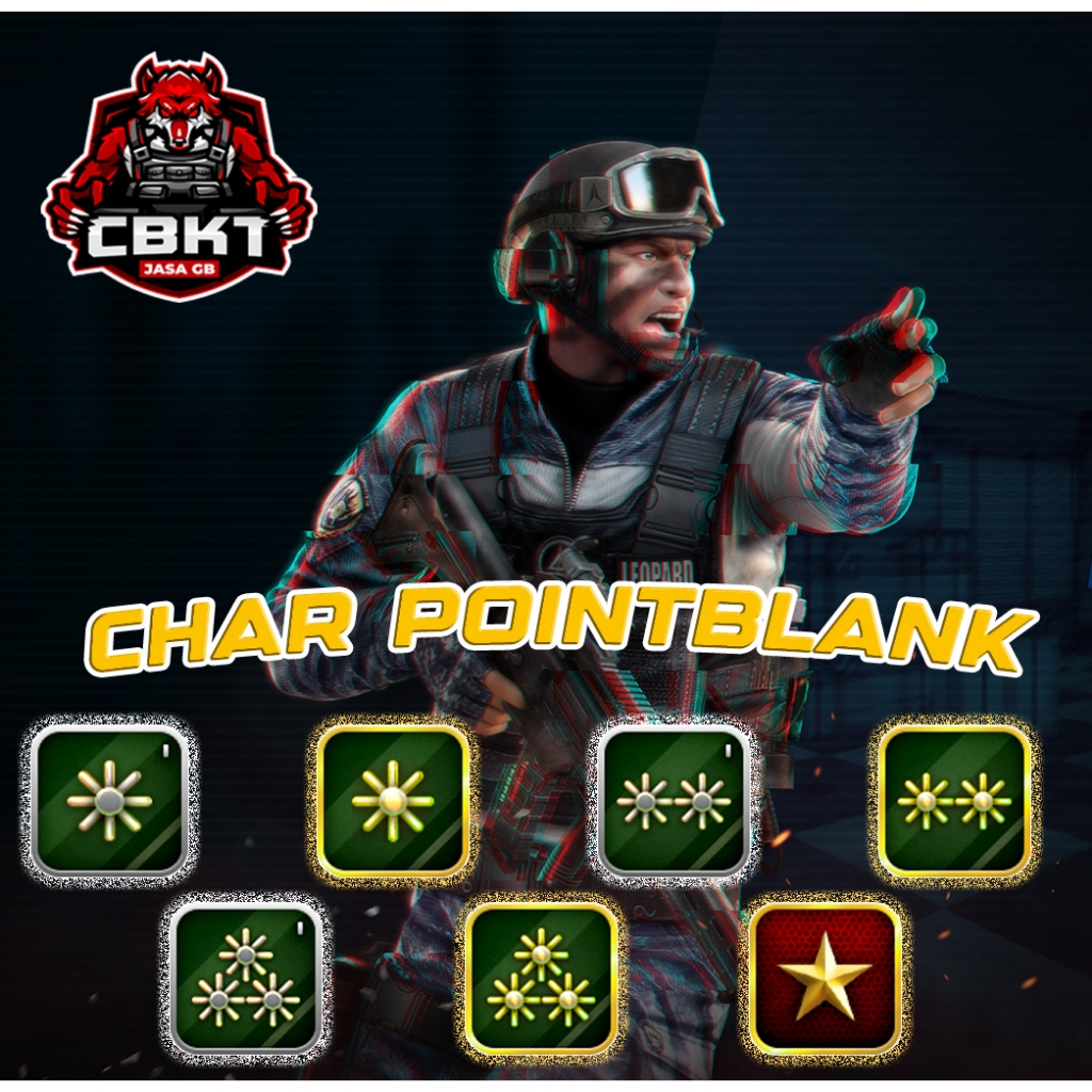 Jual CHAR POINTBLANK - CHAR PB - MAJOR - BRIGADIER FULL TITLE ...