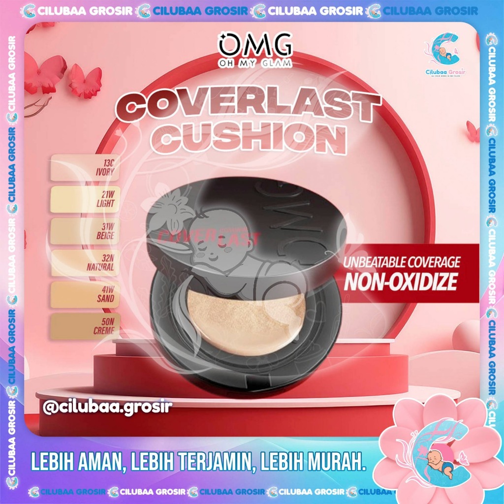 Jual OMG Oh My Glam Coverlast Cushion 15g || Cushion Foundation ...