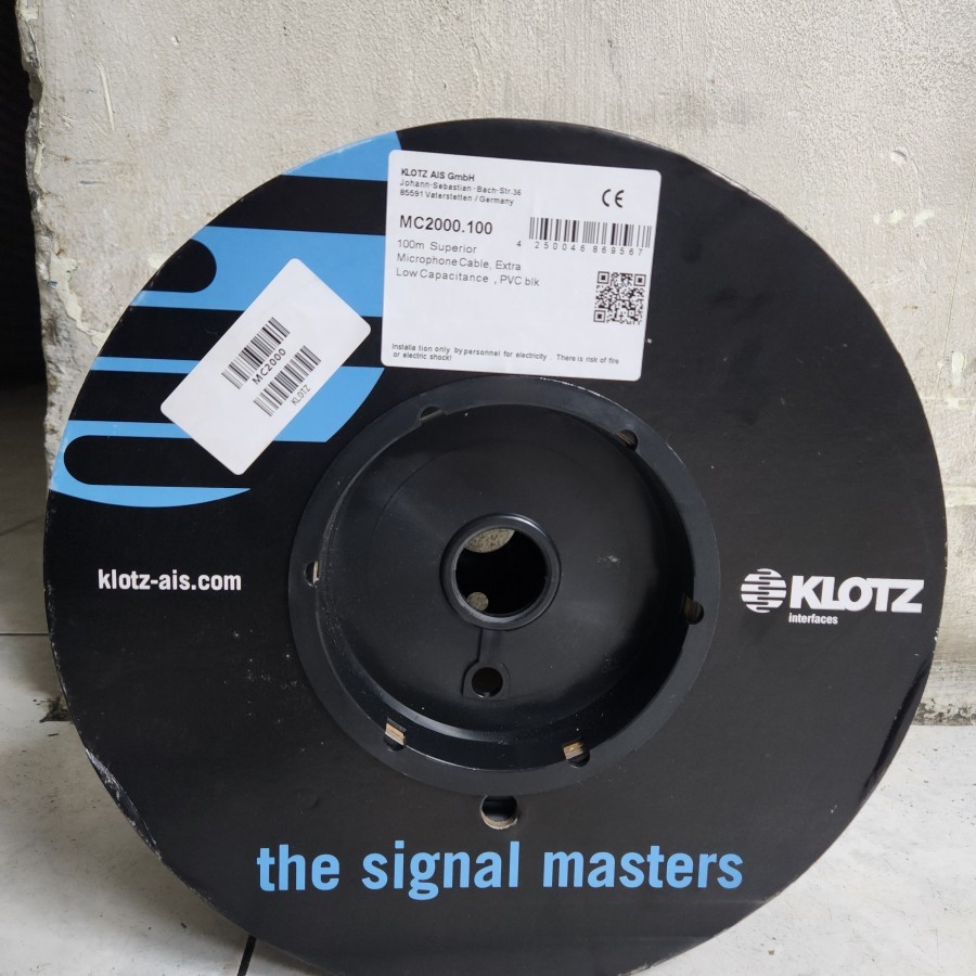 Jual KABEL KLOTZ MC2000 MC 2000 TEMBAGA MURNI KABEL AUDIO/ KABEL MIC | Shopee Indonesia