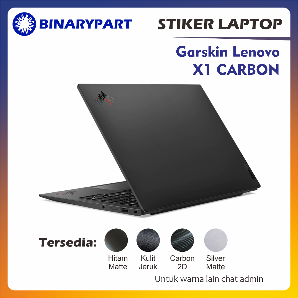 Jual (1) GARSKIN - Stiker Laptop Lenovo Thinkpad Seri X1 CARBON GEN 1 ...