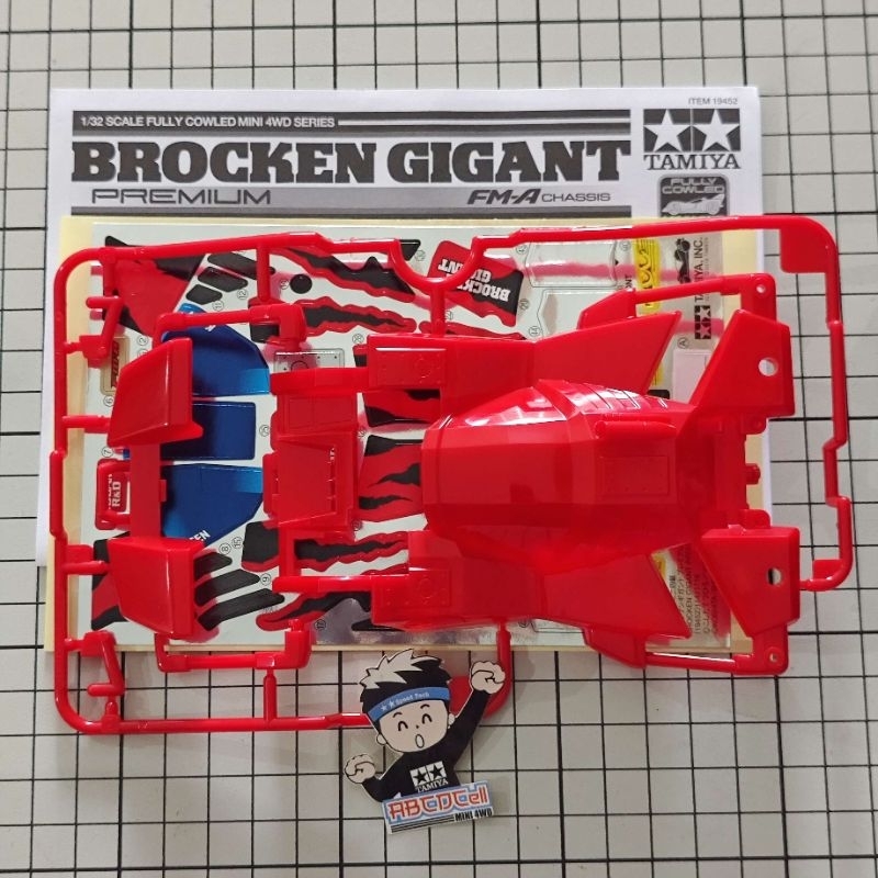 Jual tamiya 19452 body decal brocken gigant premium original for fma ...