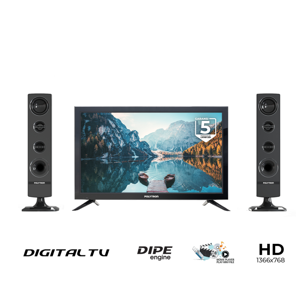 Jual LED TV Polytron PLD 24TV1855 - POLYTRON Cinemax Digital TV 24 Inch ...