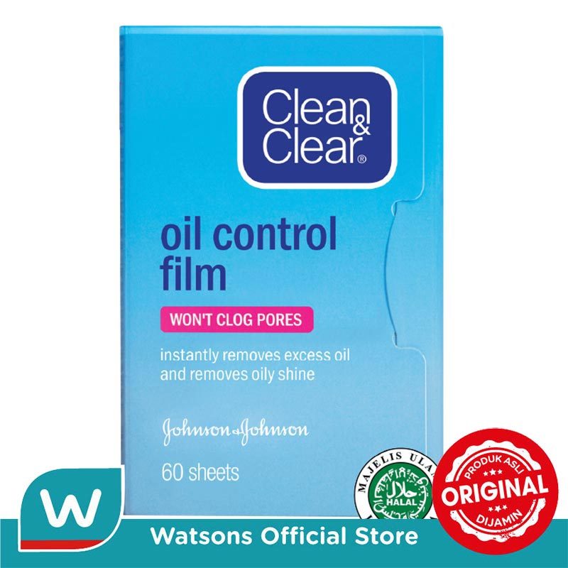 Jual Clean&Clear Oil Control Film 60s | Shopee Indonesia