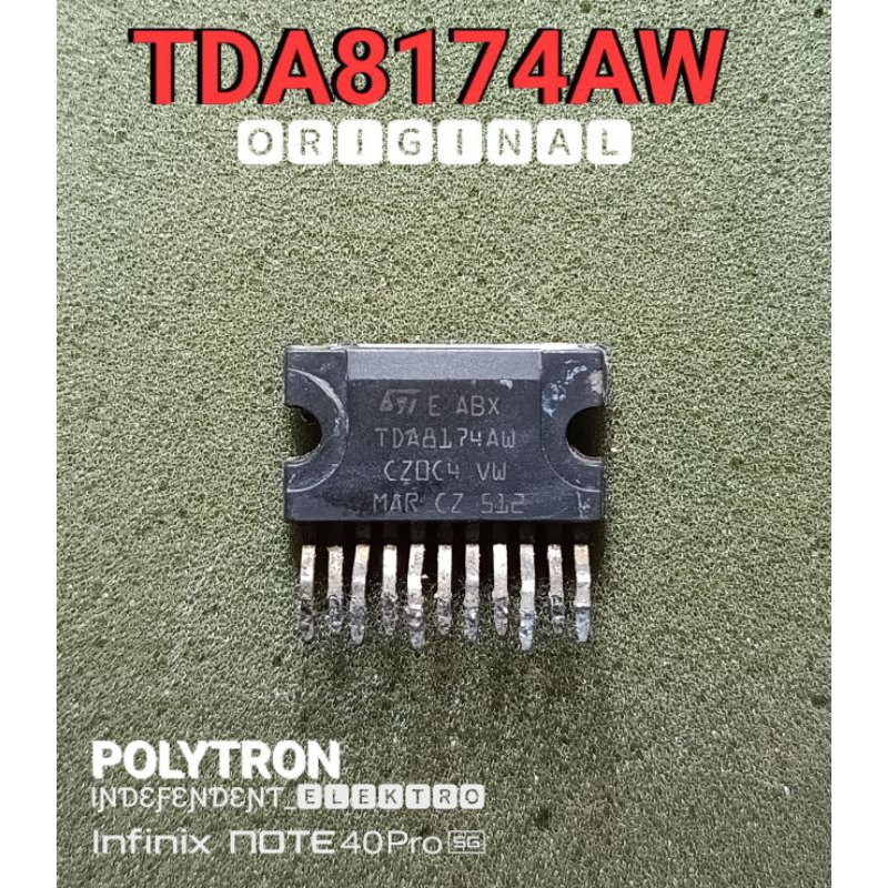 Jual ic TDA8174AW tda 8174 aw TDA8174AW original Polytron | Shopee ...