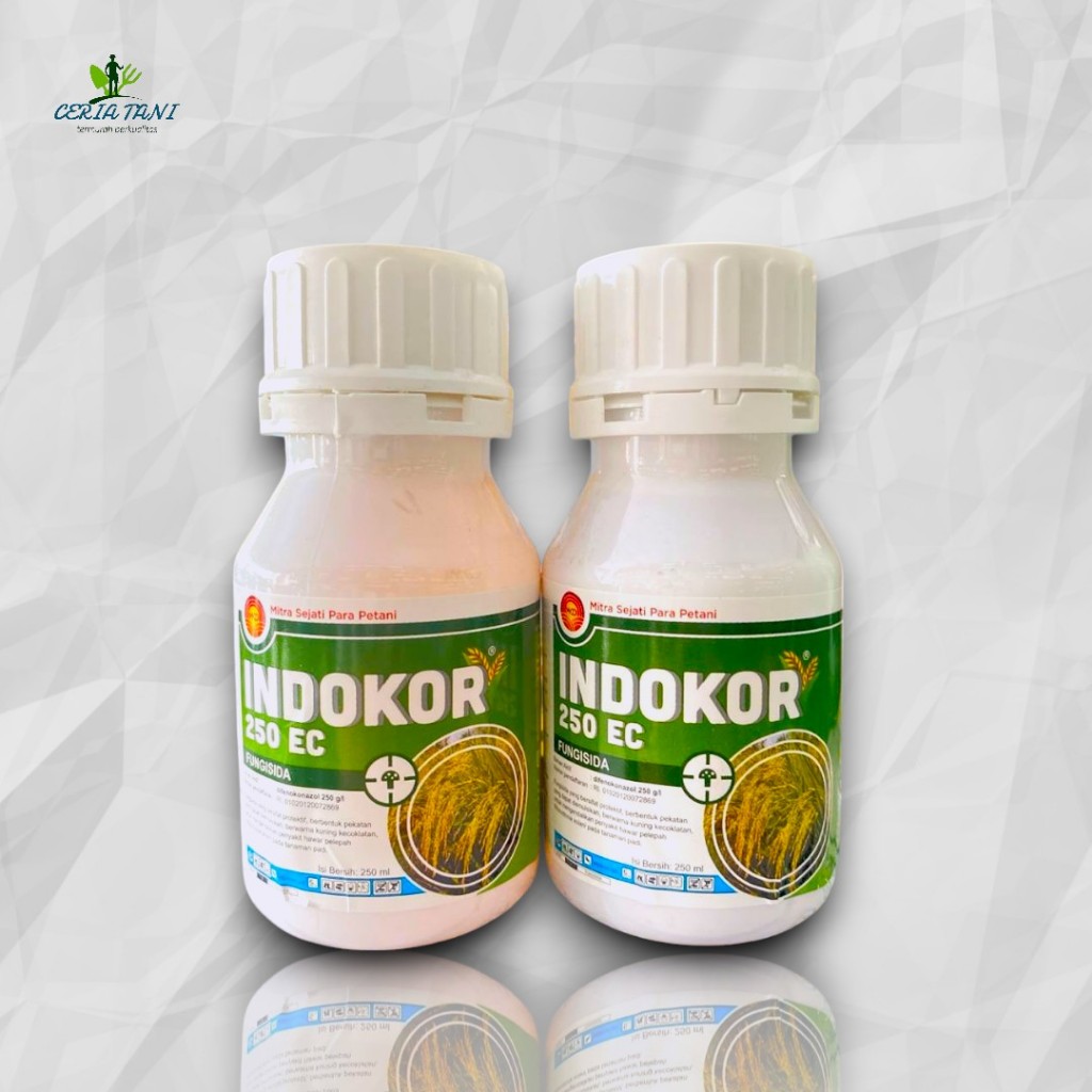 Jual FUNGISIDA INDOKOR 250EC / Fungisida jamur indokor 250ec 250ml dan pembening padi indokor ...