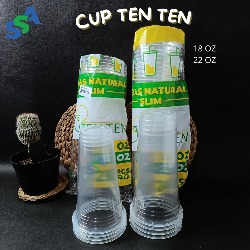 Jual CUP TENTEN / CUP MINUMAN TENTEN / CUP MINUMAN PLASTIK | Shopee ...