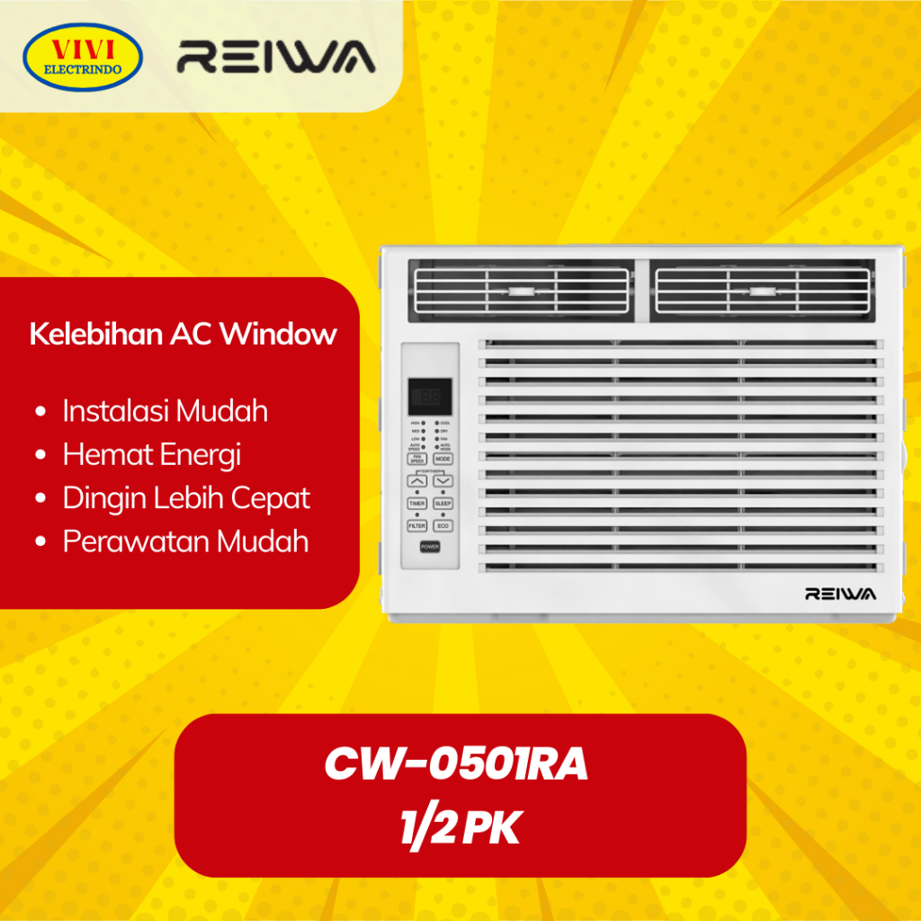 Jual AC WINDOW REIWA 1/2 PK - CW-0501RA | Shopee Indonesia
