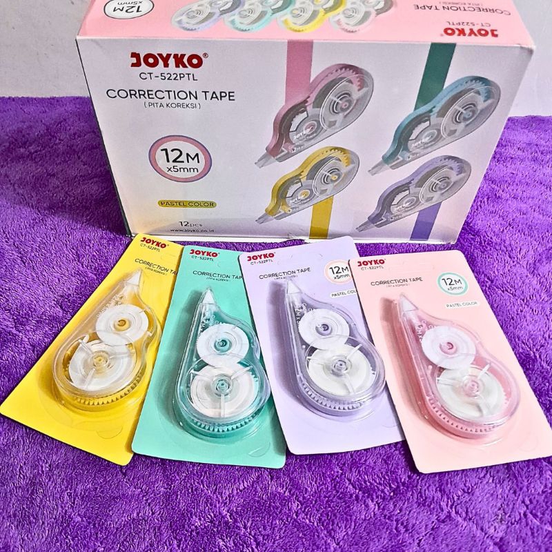 Jual Stipo Tipe Ex Kertas / Correction Tape Joyko CT-522 PASTEL | Shopee Indonesia