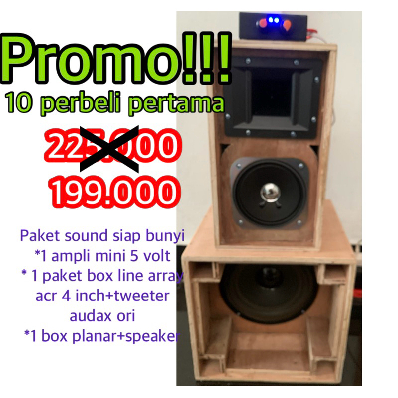 Jual paket sound siap bunyi | Shopee Indonesia
