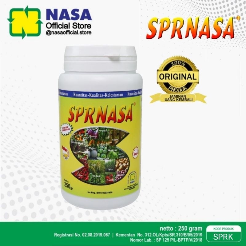 Jual SPRNASA 250 gr Asli Orginal Ori NASA Official Store Pupuk Organik Super Spr Gudang Stickist ...