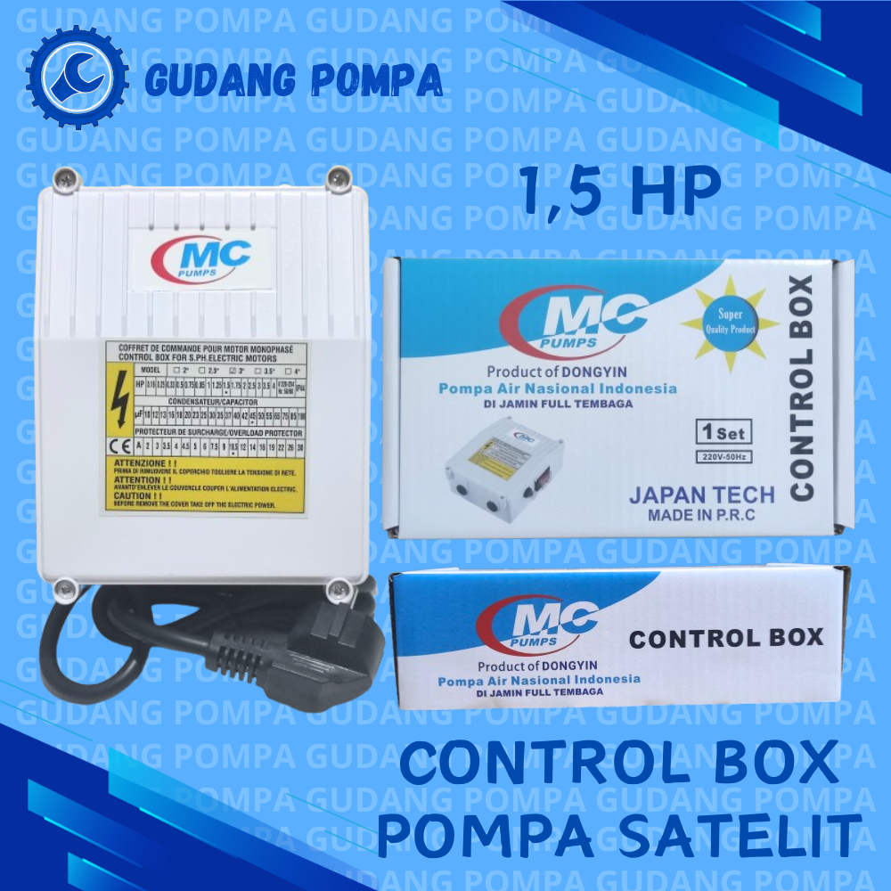 Jual Control Box Pompa Satelit/Submersible Ukuran 1,5 HP | Shopee Indonesia