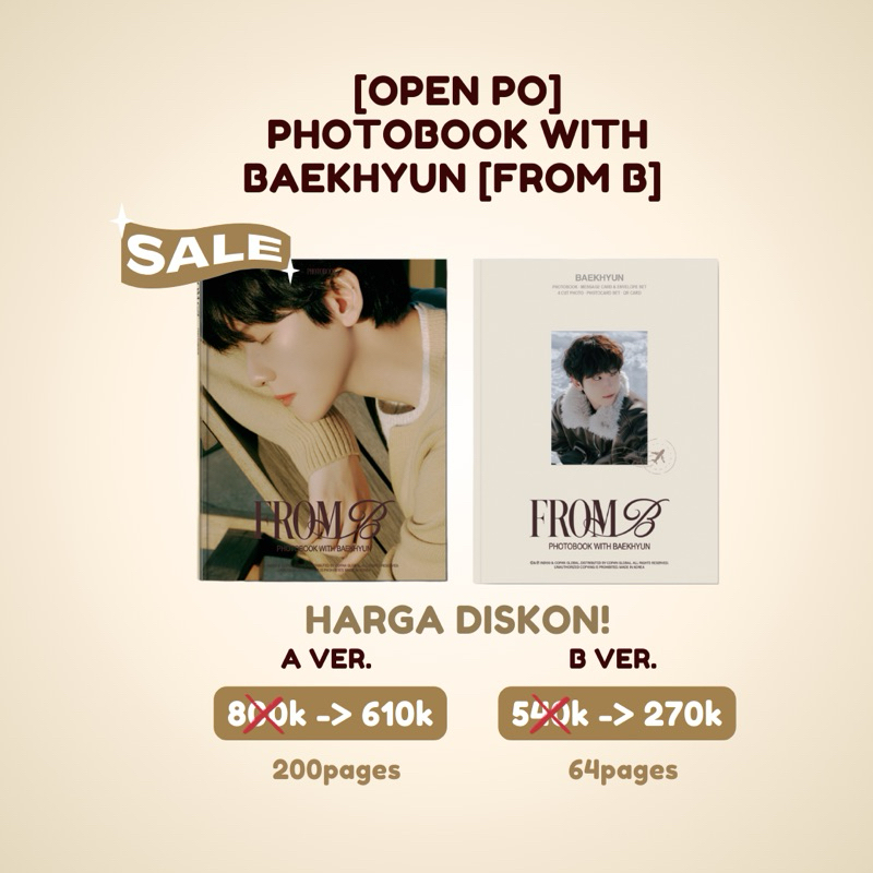 Jual [OPEN PO] PHOTOBOOK WITH BAEKHYUN FROM B UNDERPRICE | Shopee Indonesia