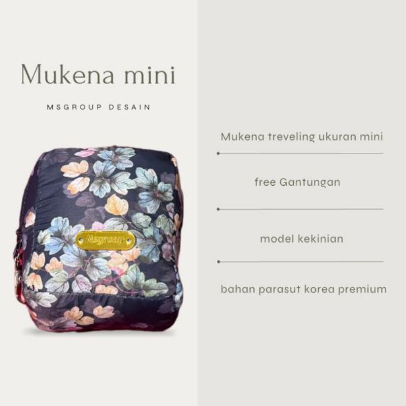 Jual MUKENAH TRAVEL KECIL/ MUKENAH DEWASA MOTIF LASERCUT TRAVELING MINI ...