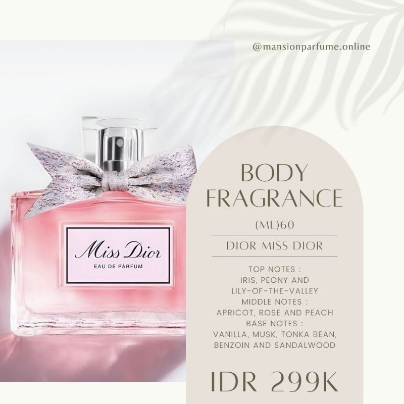Jual MANSION Signature Parfum , DDR Miss DDR | Shopee Indonesia