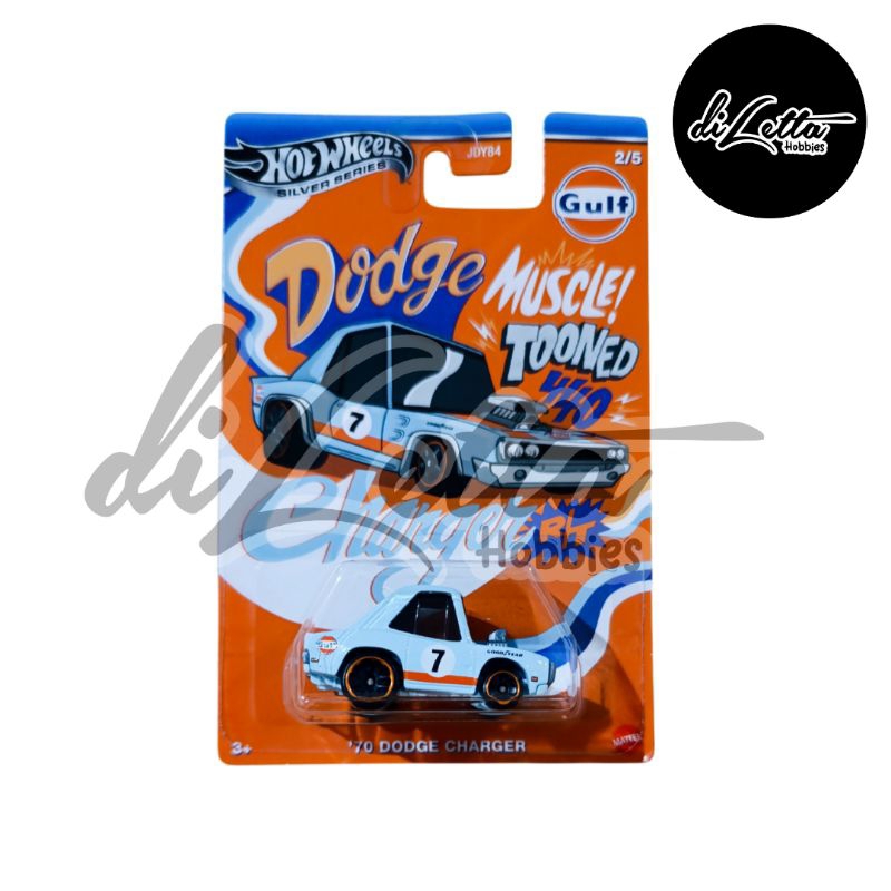 Jual Hot Wheels '70 Dodge Charger, Tooned, Gulf Series 2025. | Shopee ...