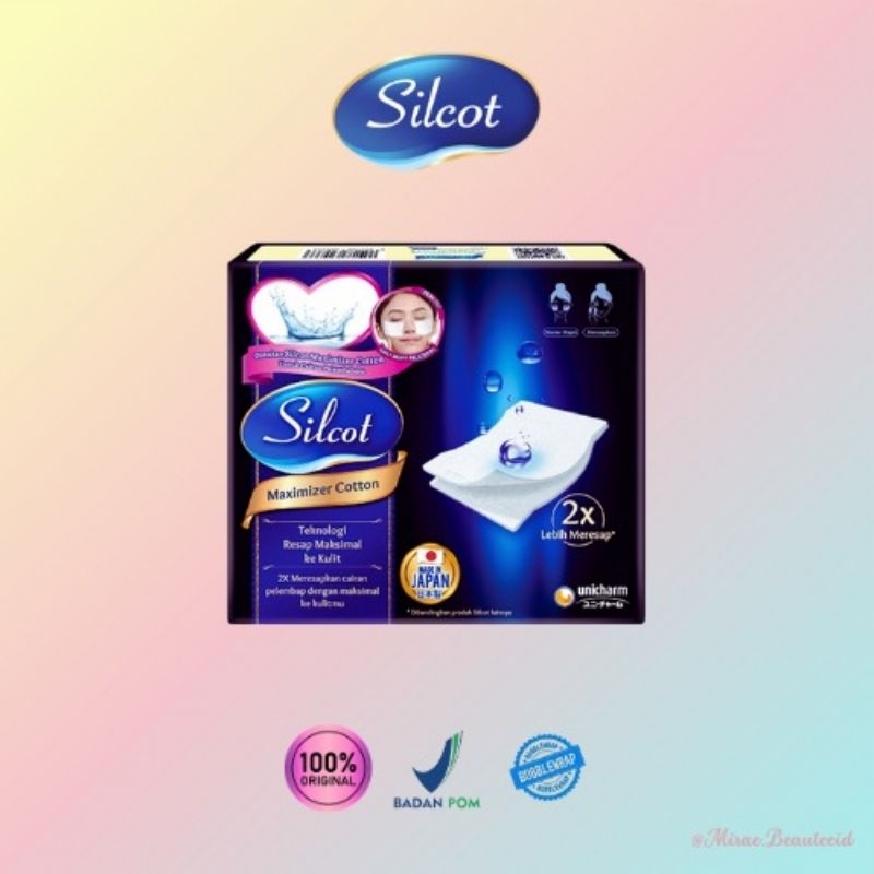 Jual SILCOT Maximizer Cotton 1box 40pcs 80lembar - Kapas Toner Silcot ...