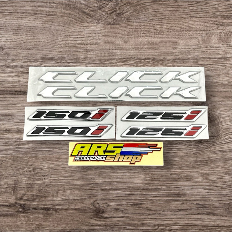 Jual PROMO SEPASANG Emblem Click 125i 150i Clik Vario Timbul 150 125 ...