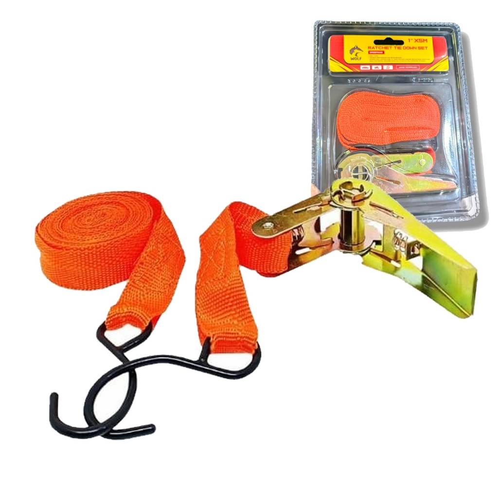 Jual RACHET TIE DOWN 1 INCH X 5 meter KREK LASHING TRACK TREK BELT ...