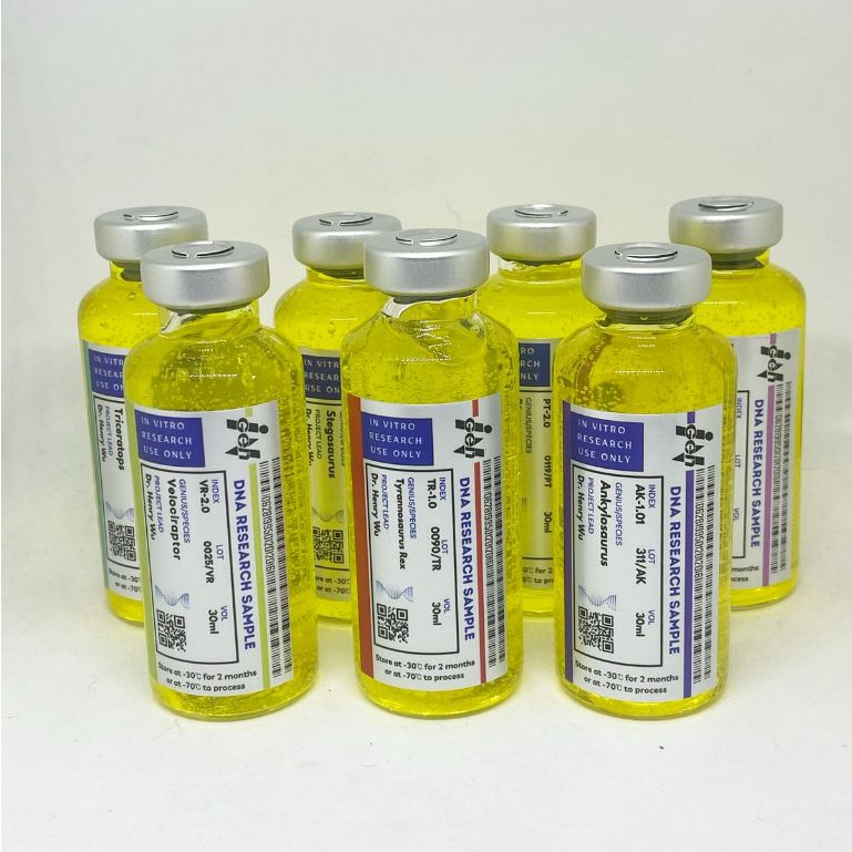 Jual Jurassic Park/Jurassic World DNA Sample Vial Prop - InGen | Shopee ...