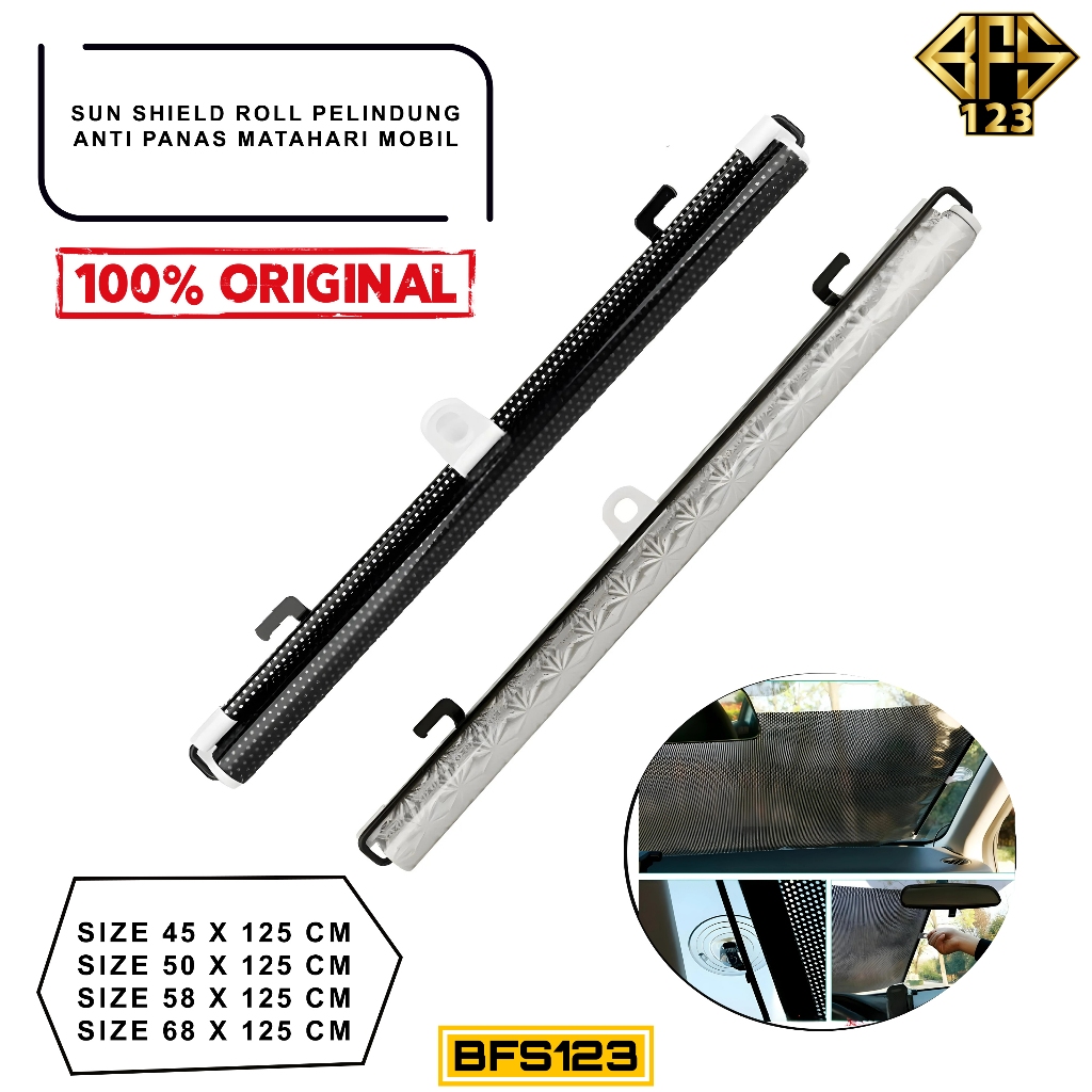 Jual Sun Shield Roll Mobil Pelindung Kaca Mobil Dashboard Kaca Tirai ...