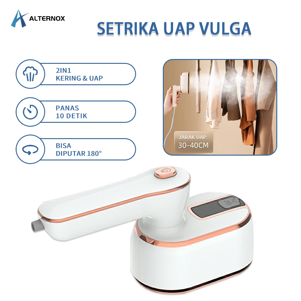 Jual ALTERNOXSetrika Uap Vulga Setrika 2 in 1 Setrika Mini Setrika ...