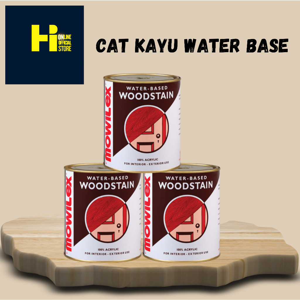 Jual CAT KAYU MOWILEX WOODSTAIN 1L | Shopee Indonesia