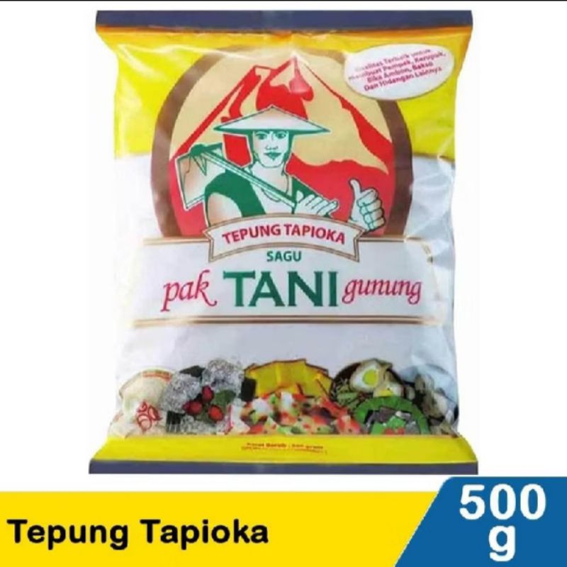 Jual Tepung Tapioka Cap Pak Tani Gunung 500 gr | Shopee Indonesia