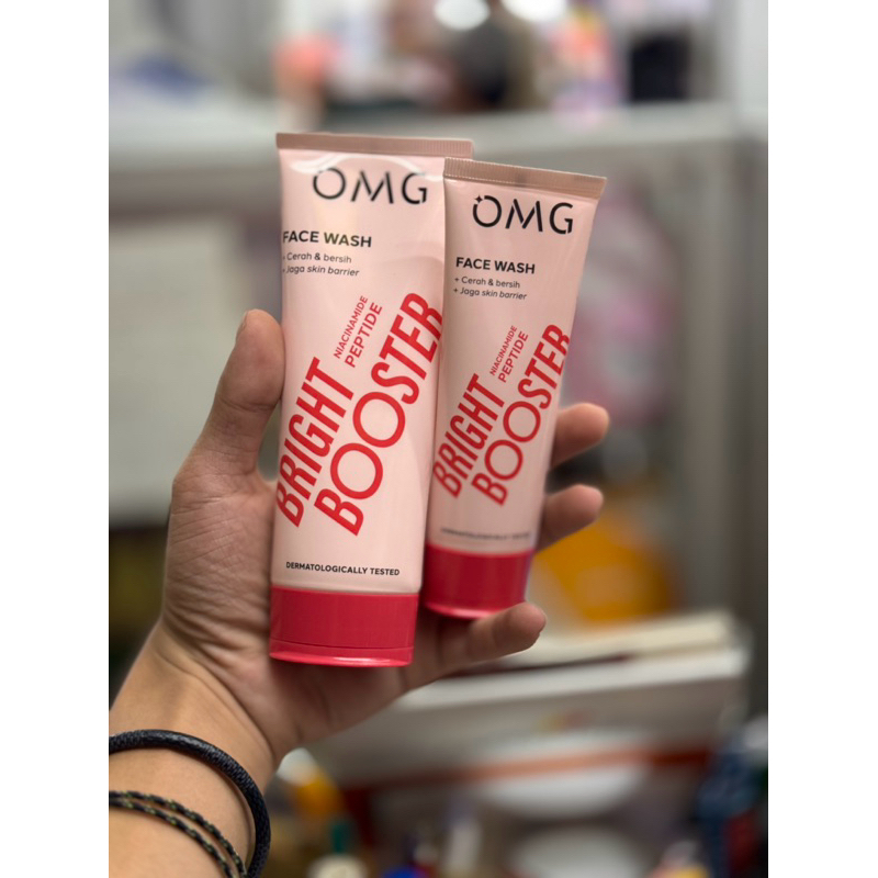 Jual OMG Face Wash Bright Booster 100ml , 50ml | Shopee Indonesia