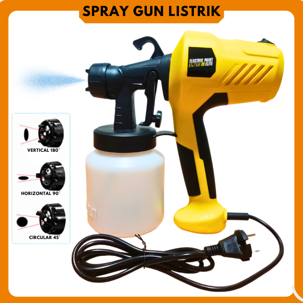 Jual Spray Gun Cat Semprot Listrik 400 W Mesin Semprot Spray Gun 800 ml ...