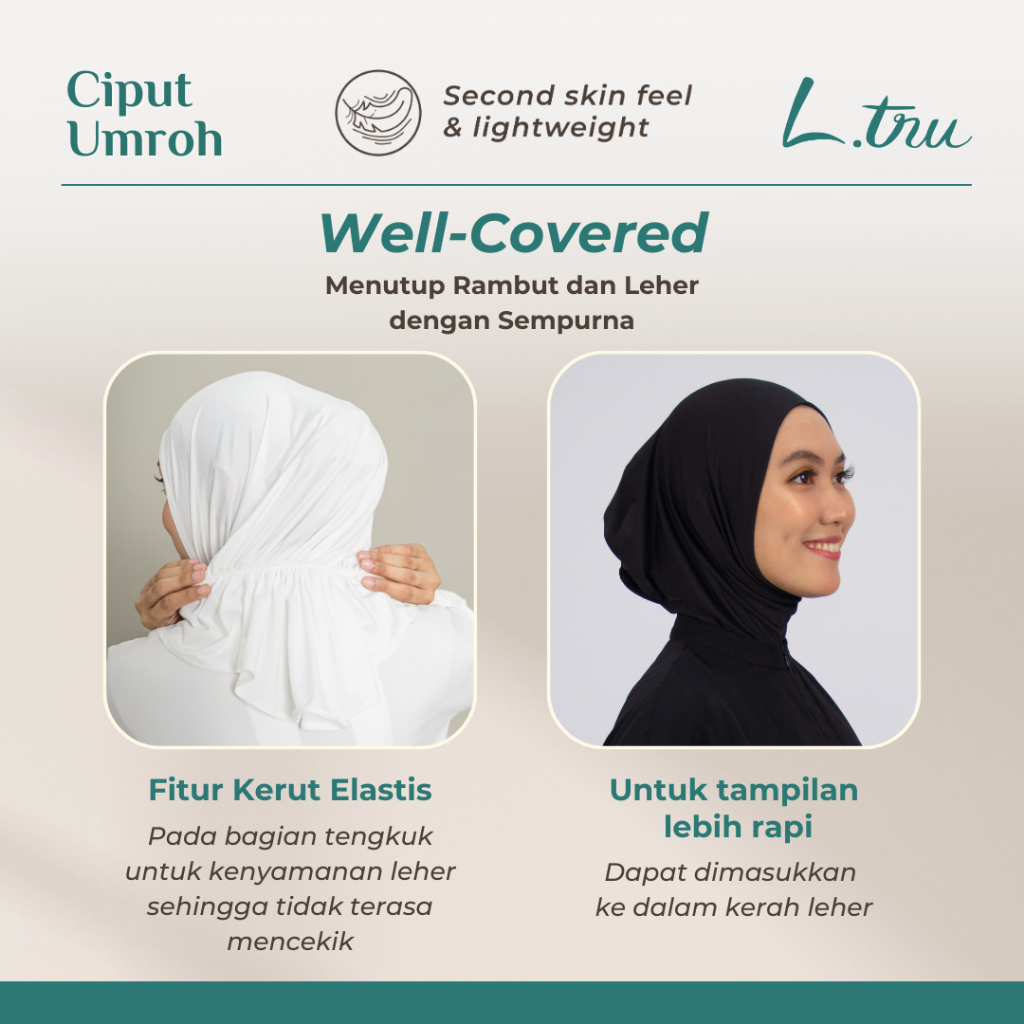Jual L.tru - Ciput Ringan Anti Pusing | Ciput Umroh | Ciput anti ...